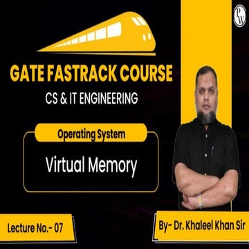 Virtual Memory Lec 07 Class Notes Pdf
