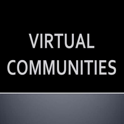 Virtual networks | PPT