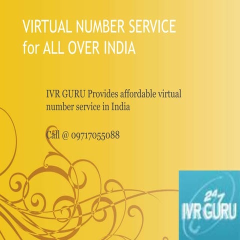 Virtual number provider india | PPT