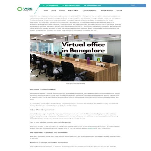 Virtual office in Bangalore | PDF
