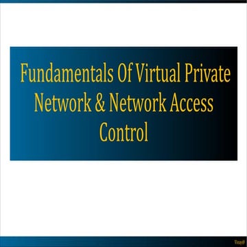 Virtual private network | PPT