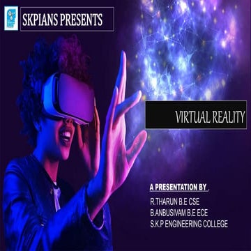 VIRTUAL REALITY A COMPREHENSIVE ANALYSIS | PPTX