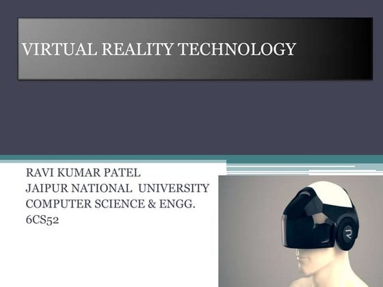 AUGMENTED REALITY PPT's | PPT | Cameras and Camcorders | Consumer ...