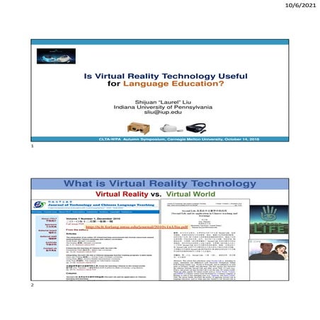 Virtual reality technology | PDF