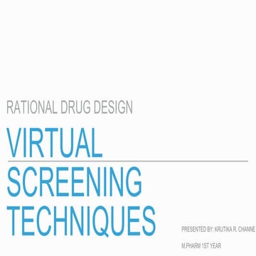 VIRTUAL SCREENING TECHNIQUES 2.pptx