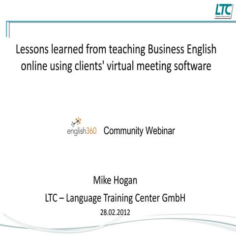 Virtual teaching presentation_360_webinar | PPT | Web Conferencing | Computer Software and ...