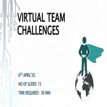 Virtual team challenges | PPTX