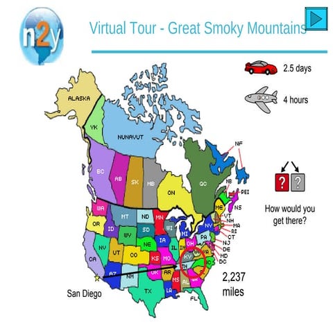 Virtual Tour - Smoky Mountains | PPT