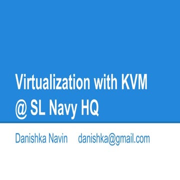 Virtualization With Kvm Pdf Operating Systems Computer Software