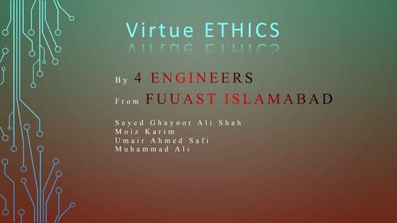 Virtue ethics powerpoint slide | PPT