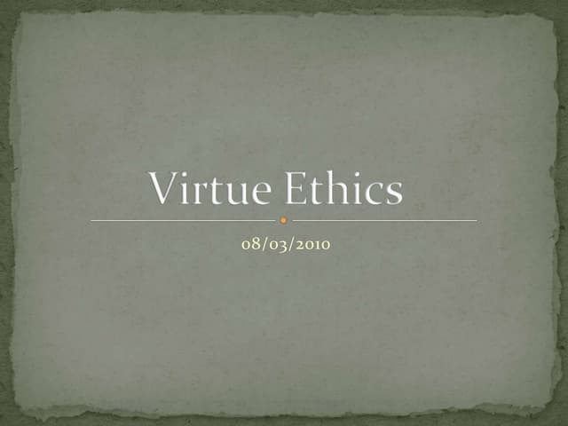 G7 virtue ethics | PPT