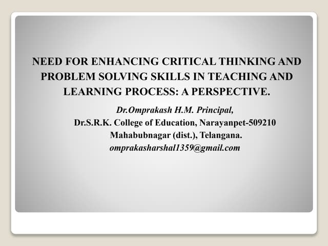 Conclusions in Critical Thinking | PDF
