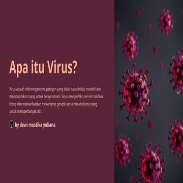 struktur, fungsi dan peranan virus di bidang agrobisnis dan ...
