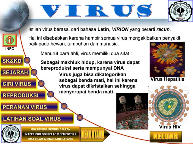 Ulangan harian 3 virus | PDF