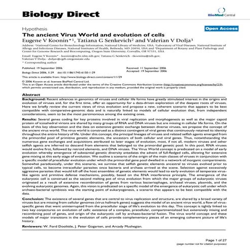 Origin and evolution of virus .pptx