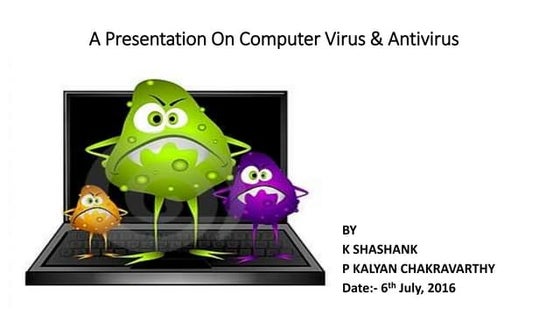 Computer viruses, types and preventions | PPT