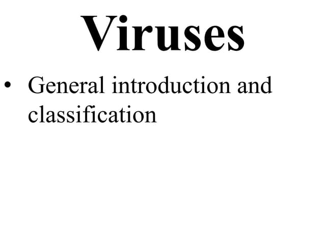 Virology | PPTX