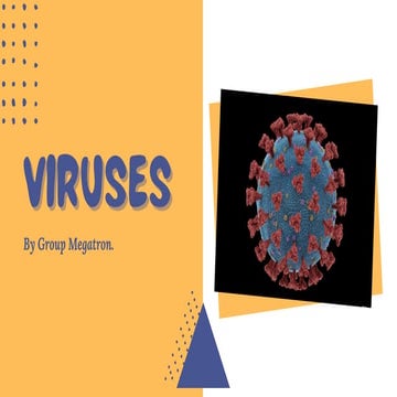 VIRUSES by Group Megatron (Biology Form 5) | PDF