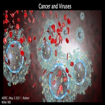 Viruses and cancer | PPTX