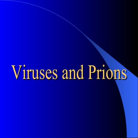 Viruses and prion | PPT