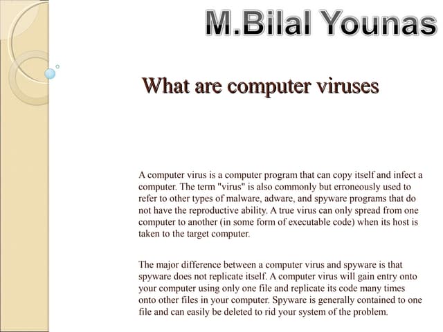 virus and antivirus | PPTX