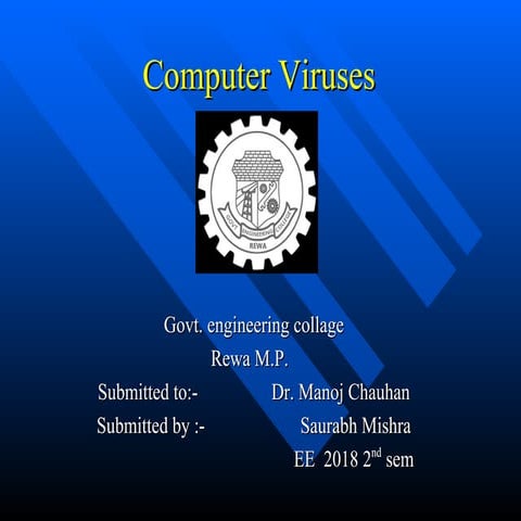 Types of computer viruses | PPTX