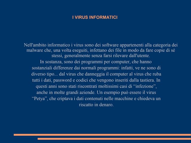 La sicurezza in rete. | PPTX