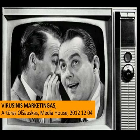 Virusinis marketingas | PPT