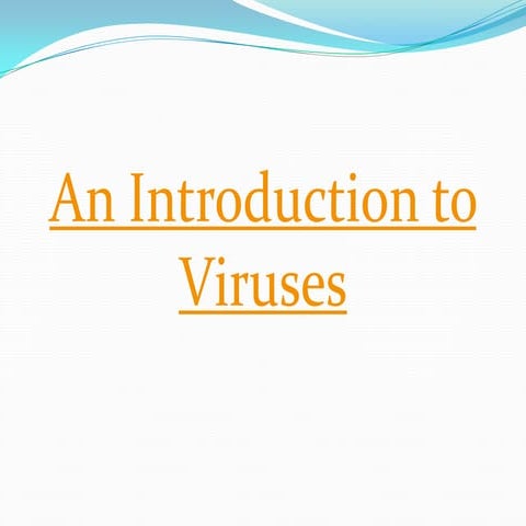 Introduction to Viruses | PPTX