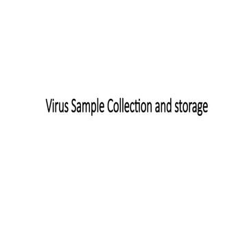 Virus sample collection and storage.pptx