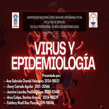 virus, agentes infecciosos y su epidemiología | PDF