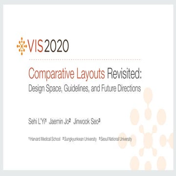 Comparative Layouts Revisited: Design Space, Guidelines, and Future Directions | PPT
