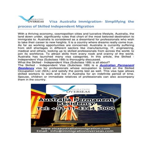 Australian Immigration Agency: Smart Visa Planning Guide | PDF