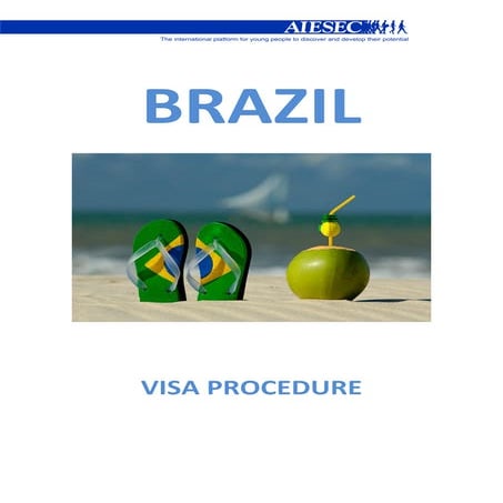 Visa booklet - AIESEC IN BRAZIL | PDF