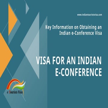 Visa for an Indian e-Conference .pptx