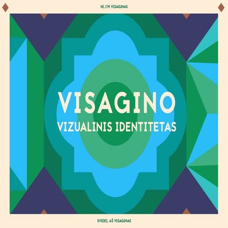 Visual identity for Visaginas: turning architectural elements into a ...