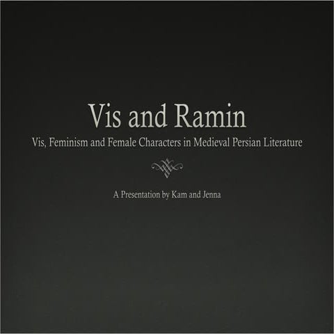 Vis and ramin | PPT