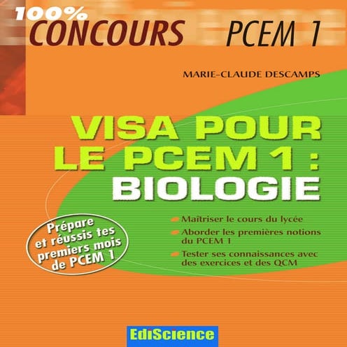 Visa pour le_pcem_1___biologie | PDF