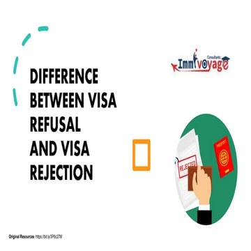 VISA REFUSAL AND VISA REJECTION (2).pptx | Travel Preparation and ...