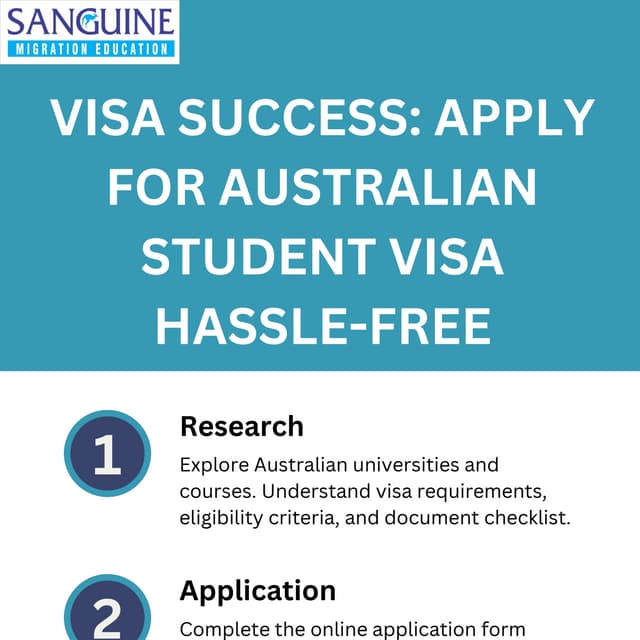 Visa Success Apply for Australian Student Visa Hassle-Free. | PDF