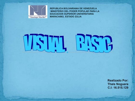 Principales codigos visual basic | PDF