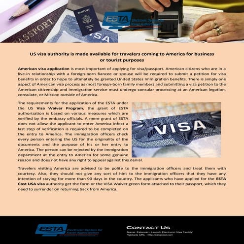 Visa waiver program | PDF