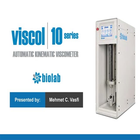 Viscol 10 presentation Fully Automatic Kinematic Viscometer | PDF