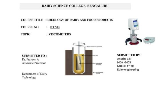 Viscometer and their types. | PPTX
