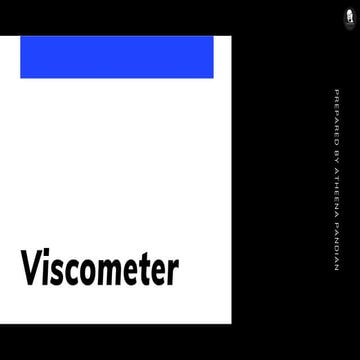 Viscometer types - viscosity - blood viscosity | PDF