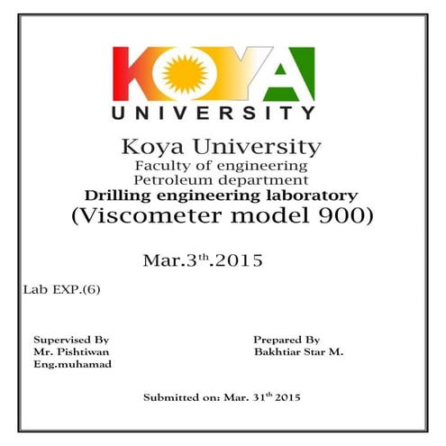 Viscometer model 900 | PDF