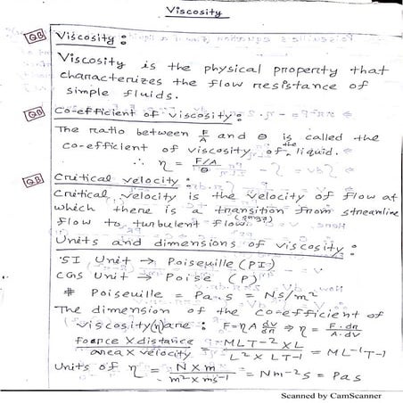 Viscosity | PDF