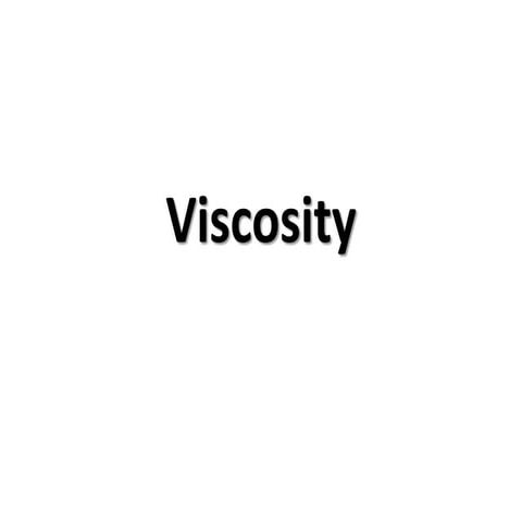 Viscosity measurement methods | PDF