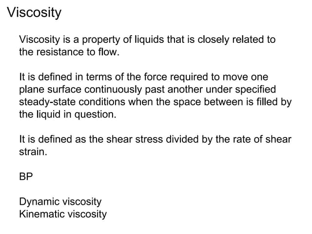 Viscosity measurement methods | PDF