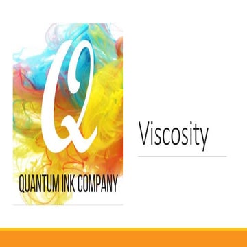 Viscosity | PPTX
